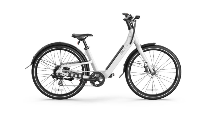 OKAI EB40、交換可能バッテリーとスマートテクノロジーを搭載したステップスルー電動アシスト自転車 – DRONE