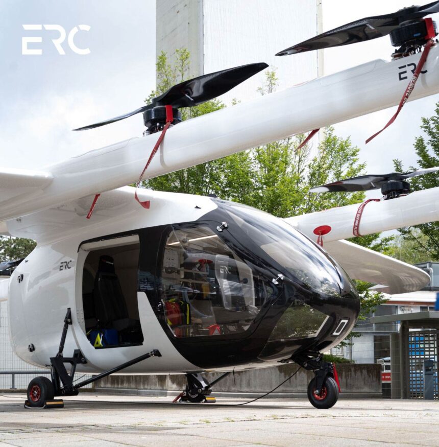 ERC System、医療輸送用の最先端eVTOLを公開。コスト効率に優れヘリコプターより速い – DRONE