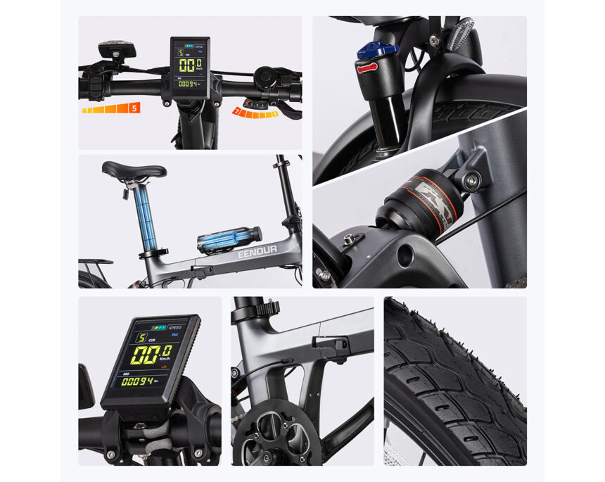 EENOUR、電動アシスト自転車「EENOUR C1/C2」を正式発売。5段階アシストモードとシマノの7段階変速ギアを搭載 – DRONE