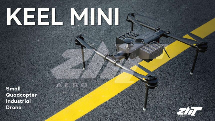 ZHT Aero、モジュール式ドローン「KEEL MINI」開発。最大ペイロードは8kg、カーボンファイバー製で超軽量 – DRONE