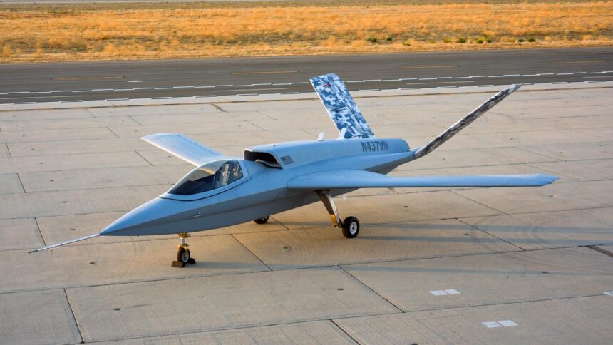 Scaled Composites、技術実証機「Model 437 Vanguard」の初飛行に成功。自律型協働無人機を目指す – DRONE