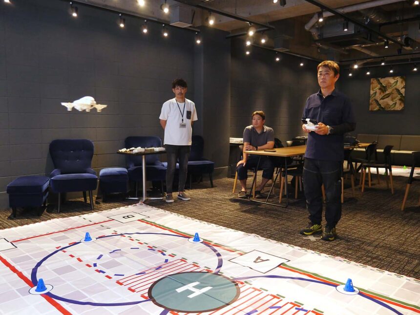 ORSO、DRONE STAR TRAINING用ドローン国家資格取得向け実地試験トレーニングマット特別試操会を実施。発売は11月を予定 – DRONE