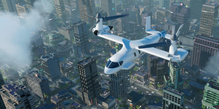 United Aircraftのティルトローター機「Lanying R6000」、最大4000km飛行して2t搭載可能。「空飛ぶクルマ」から ...