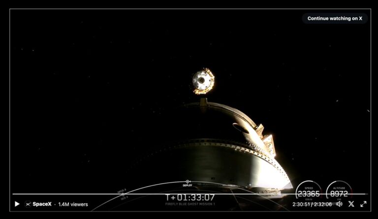 ispace、ミッション2 マイルストーンのSuccess 2「打ち上げ及び分離」に成功。月周回軌道を目指す – DRONE