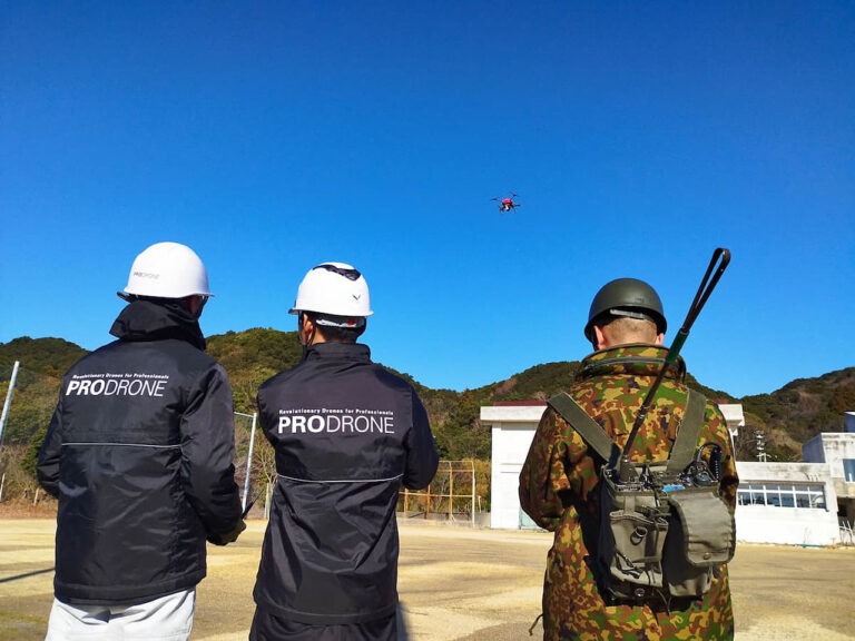 JUIDAとPRODRONE、三重県答志島地区で陸上自衛隊の「南海レスキュー訓練」に参加 – DRONE