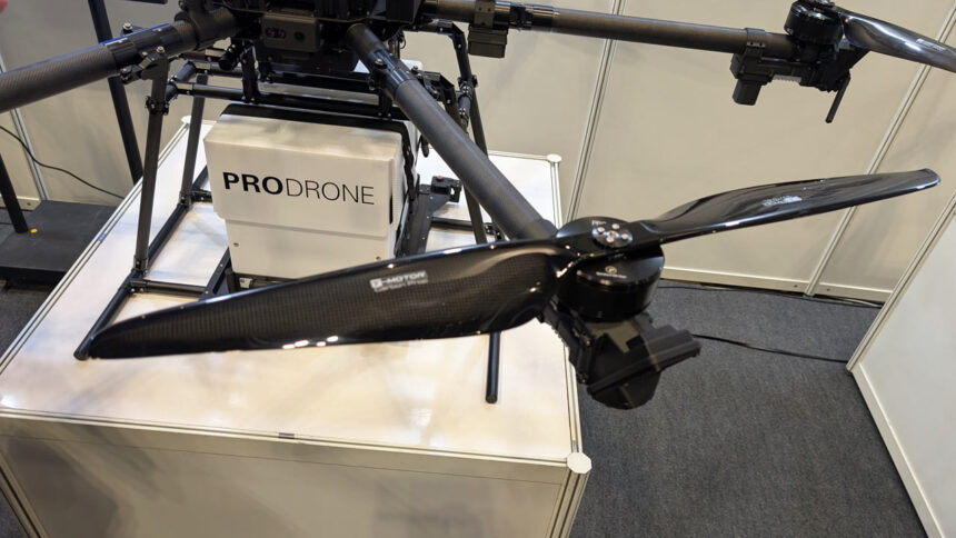 Prodrone、初の25kg超え第一種型式認証機「PD6B-CAT3型」をジャパン・ドローンで公開[JapanDrone2025] – DRONE